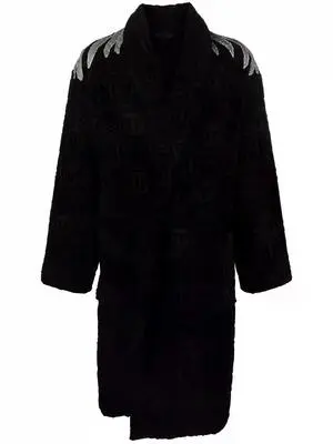 Philipp Plein Beaded Eagle Bath Robe