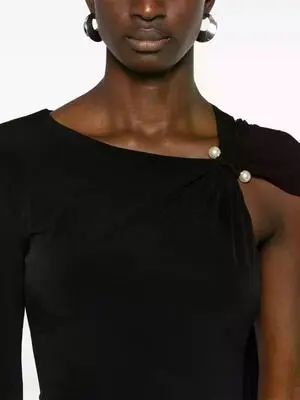 NISSA Pearl-detail Bodysuit