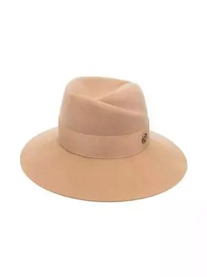 MAISON MICHEL Virginie Felt Fedora Hat - Neutrals