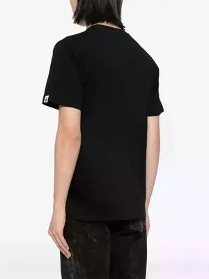 A BATHING APE Logo Print T-shirt - Black