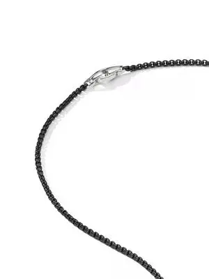 David Yurman Smooth Amulet Box Chain Necklace