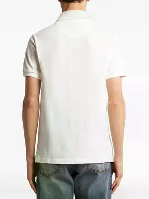 Etro Pegaso-embroidered Polo Shirt - White