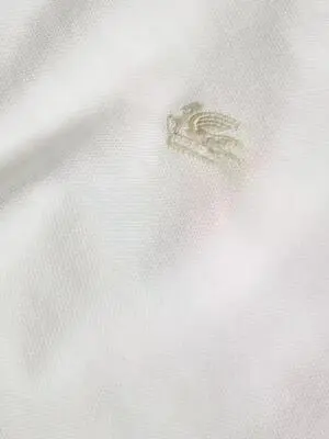 Etro Pegaso-embroidered Polo Shirt - White