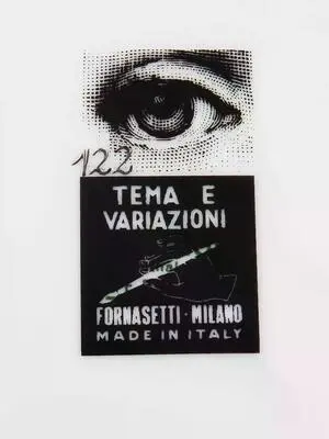 FORNASETTI Plate - Black