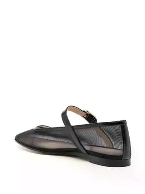Le Monde Beryl Mesh Mary Jane Pumps - Black