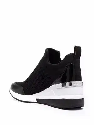 Michael Kors Willis Stretch Knit Sneakers - Black