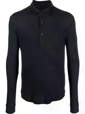 Orlebar Brown Button-front Long-sleeved Polo Shirt