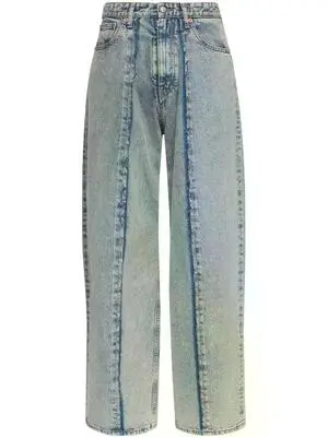 MAISON MARGIELA Panelled Wide-leg Jeans