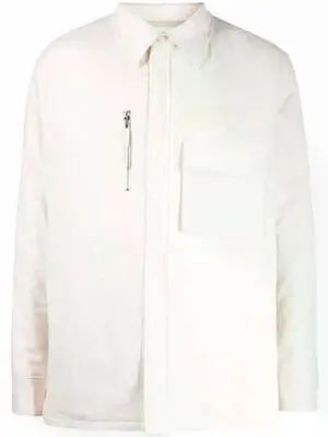Helmut Lang Multi-pocket Quilted Shirt Jacket - Neutrals