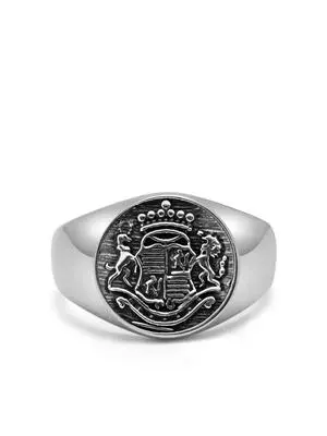 NIALAYA JEWELRY Crest Signet Ring