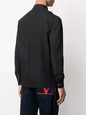 ZANONE Regular-fit Cotton Shirt - Black