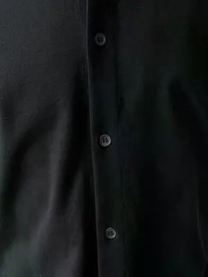 ZANONE Regular-fit Cotton Shirt - Black