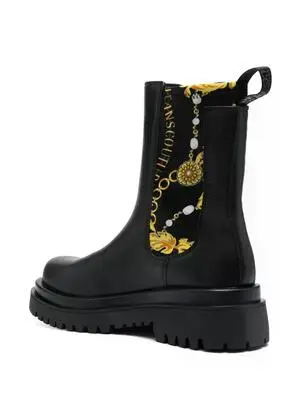 Versace Baroque Print Ankle Boots
