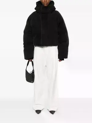 ENTIRE STUDIOS Hooded Puffer Jacket - Black