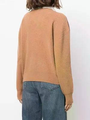 Rag & Bone Collared Cashmere Jumper - Brown