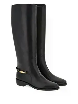 FERRAGAMO Leather Knee-high Boots