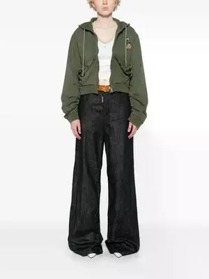 Dsquared2 Traveller Mid-rise Wide-leg Jeans