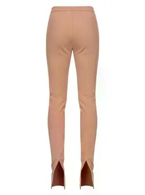 Pinko Skinny-cut Ankle-slit Trousers