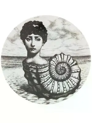 FORNASETTI Plate - Grey