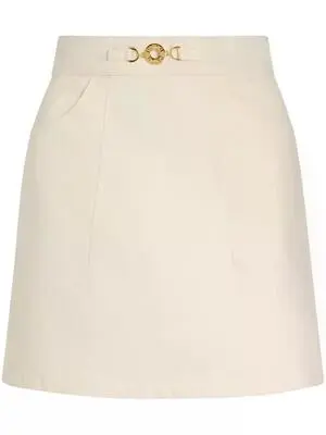 PATOU A-line Denim Mini Skirt
