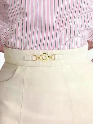 PATOU A-line Denim Mini Skirt