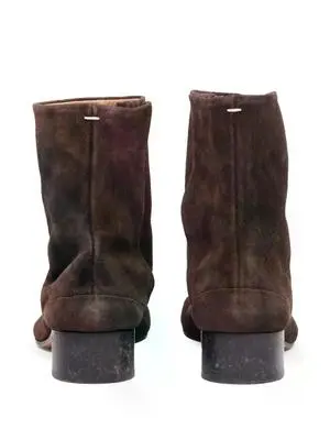 MAISON MARGIELA Tabi 30mm Suede Ankle Boots