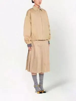 Miu Miu Oversized Cotton Blouson Jacket