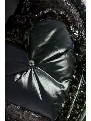 Khrisjoy Sequin-embellished Puffer Gilet - Black