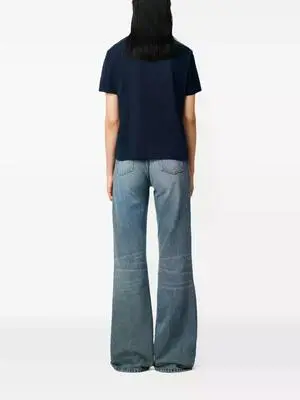 AMI Paris De Coeur Cotton T-shirt - Blue