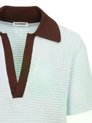 JIL SANDER V-neck Polo Shirt