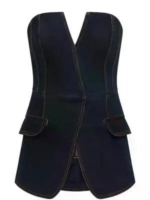 Rebecca Vallance Aviator Top - Blue