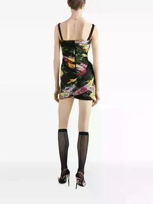 Dolce & Gabbana Floral-print Mini Dress