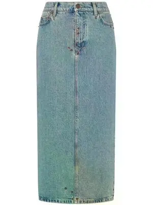 Moschino Mid-rise Denim Skirt