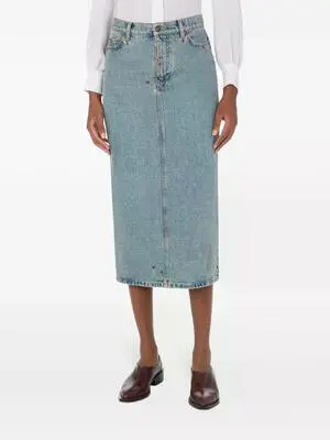 Moschino Mid-rise Denim Skirt