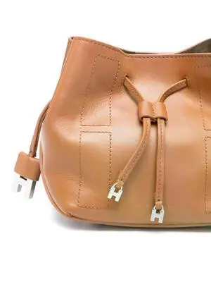 Hogan Mini Hocket Bucket Bag - Brown