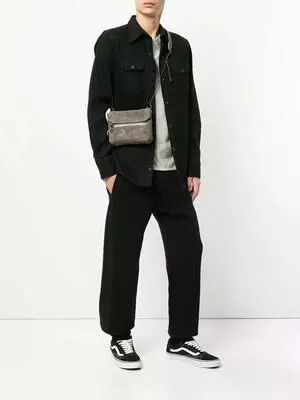 AS2OV Flap Shoulder Bag - Grey