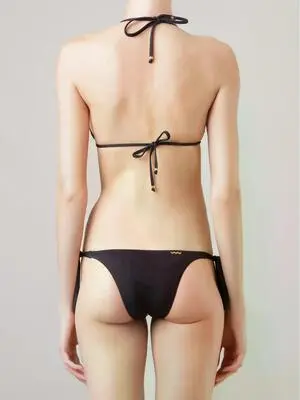 AMIR SLAMA Swirl-print Two-piece Bikini Set