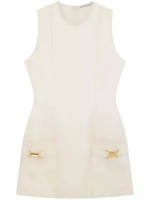 Stella McCartney Moulded Sleeveless Dress - White