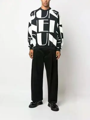 Sunnei Logo-print Long-sleeve Sweatshirt