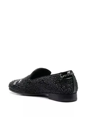 Philipp Plein Embellished Skull Moccasins
