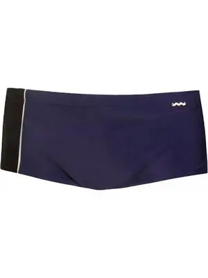 AMIR SLAMA Paneled Swimming Trunks - Blue