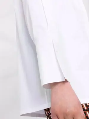 MILA SCHON Band Collar Shirt