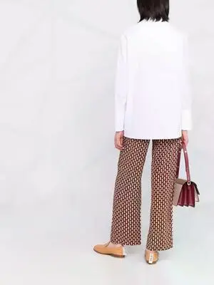 MILA SCHON Band Collar Shirt