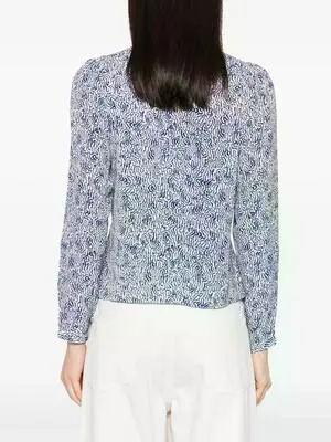 MARANT ETOILE Eddy Abstract-print Blouse