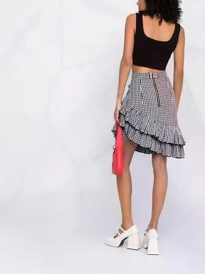 MANURI Miss Jane Sleeveless Cropped Top - Black