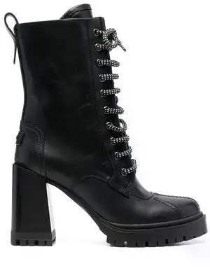 Furla 95mm Leather Hiking Boots