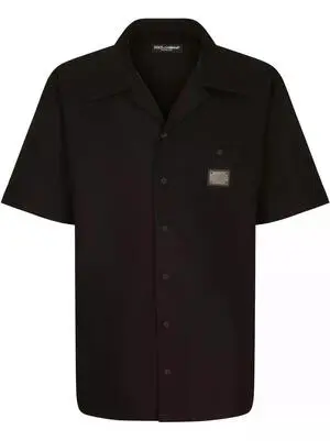 Dolce & Gabbana Logo-tag Cotton Shirt