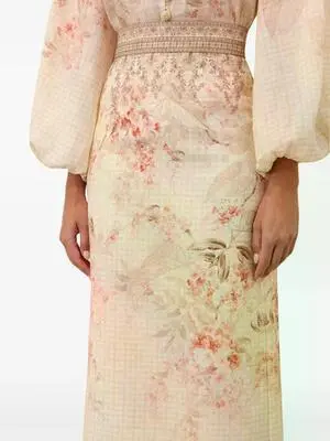 Zimmermann Illuminate Pencil Midi Skirt