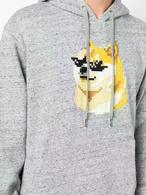 MOSTLY HEARD RARELY SEEN 8-BIT Dogcoin Graphic Print Hoodie
