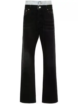 VTMNTS Layered Effect Cotton Jeans